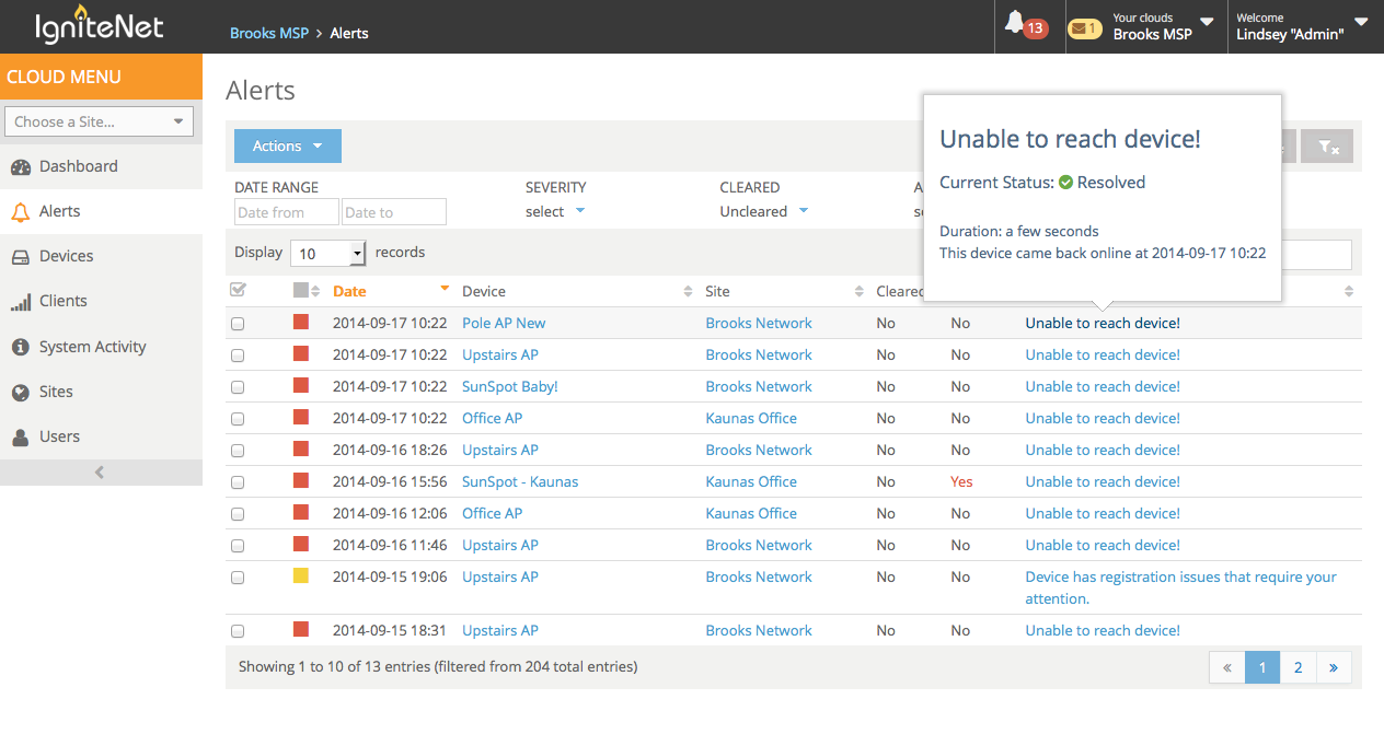 IgniteNet - Achat Cloud