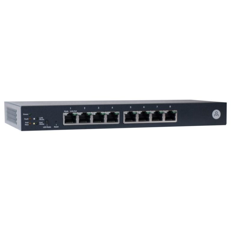 Open Mesh S8-L 8-Port PoE+ Cloud-Managed Switch (55W) - Achat Cloud